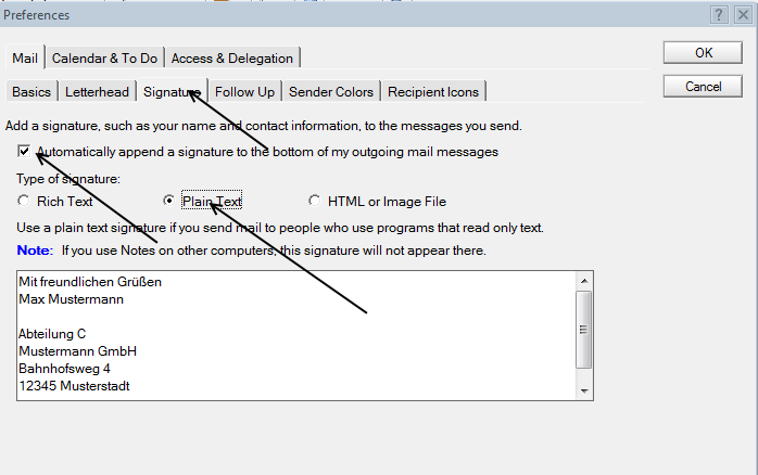 How-to: Creating or modifying an IBM Notes Signature - n2pdf Blog